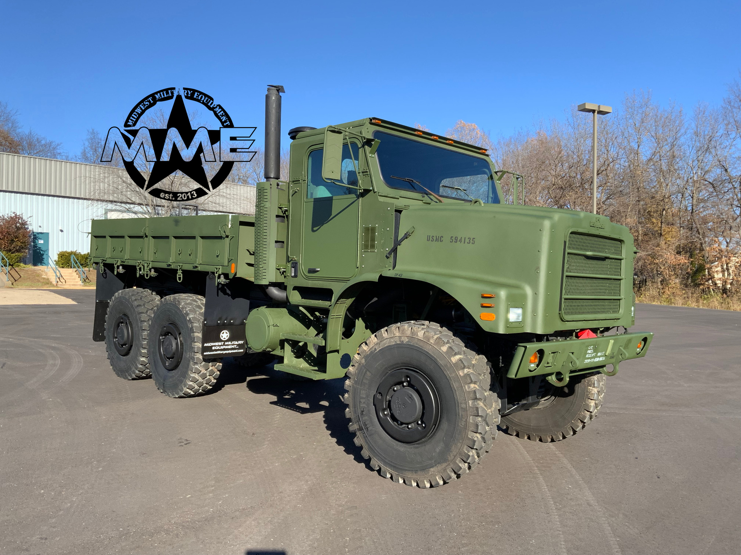 2016 Oshkosh MK23 7 Ton MTVR 6x6 Cargo Truck - Midwest Military Equipment