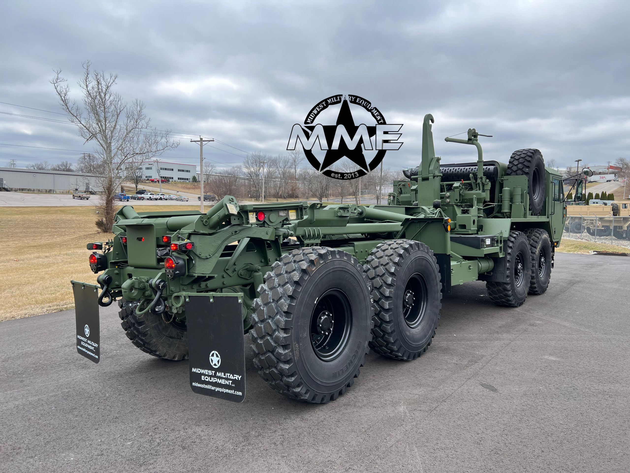 2007 Oshkosh M1120A2 HEMTT 8X8 Truck With LHS Hook Lift System W/ Air ...