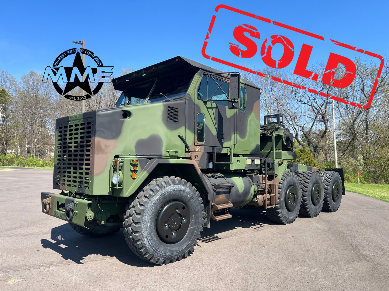 1995 Oshkosh M1070 8x8 HET Military Heavy Haul Truck Tractor Overhauled ...