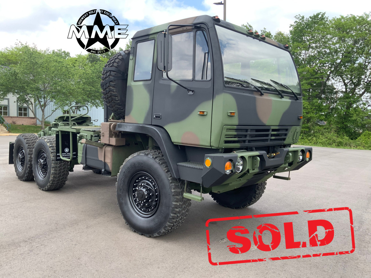 1998 Stewart & Stevenson M1088 Military 5 Ton MTV 6x6 Tractor Truck