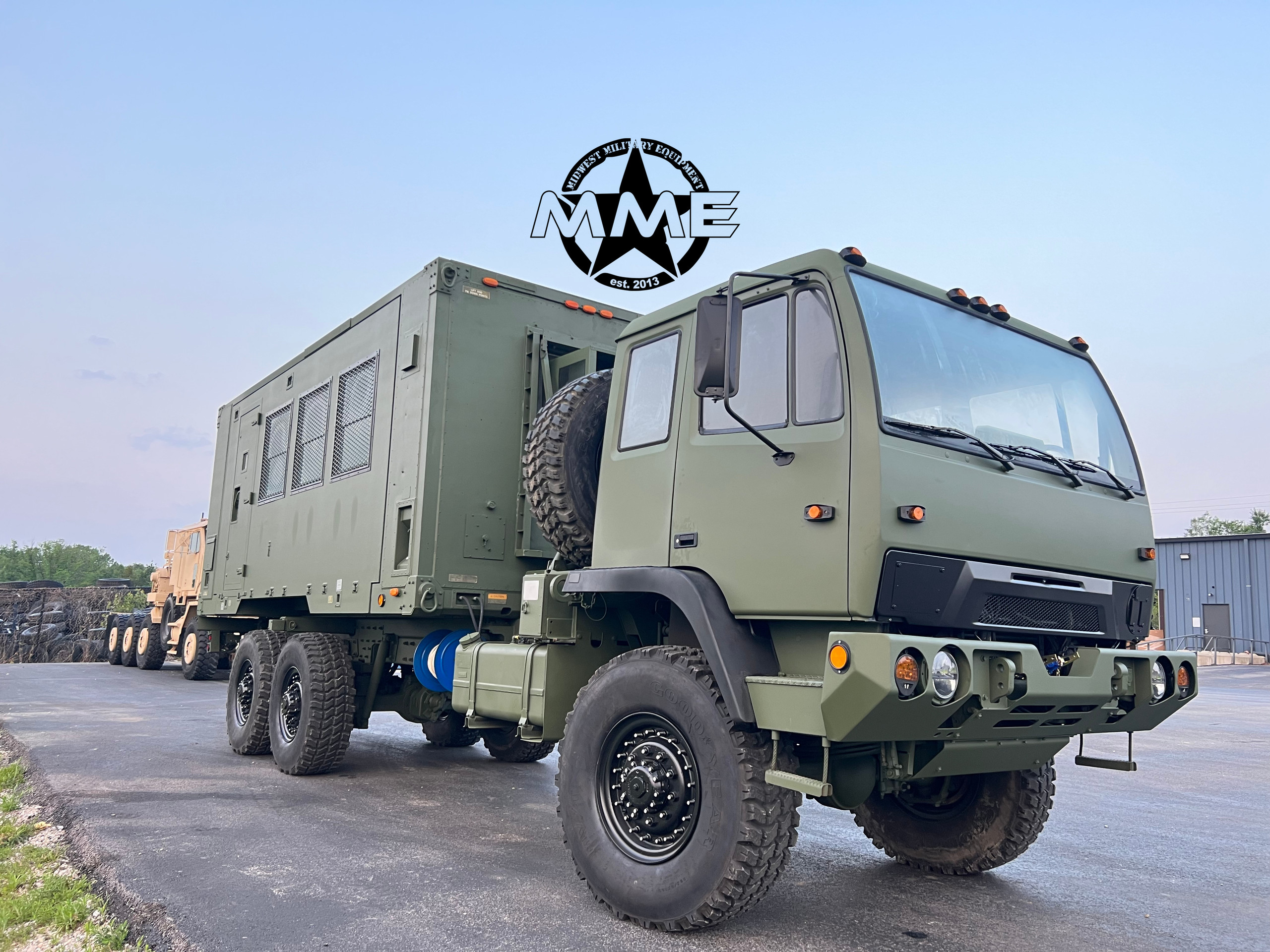 1994 Stewart & Stevenson M1087 MTV 5 Ton 6x6 Expandable Van Truck ...