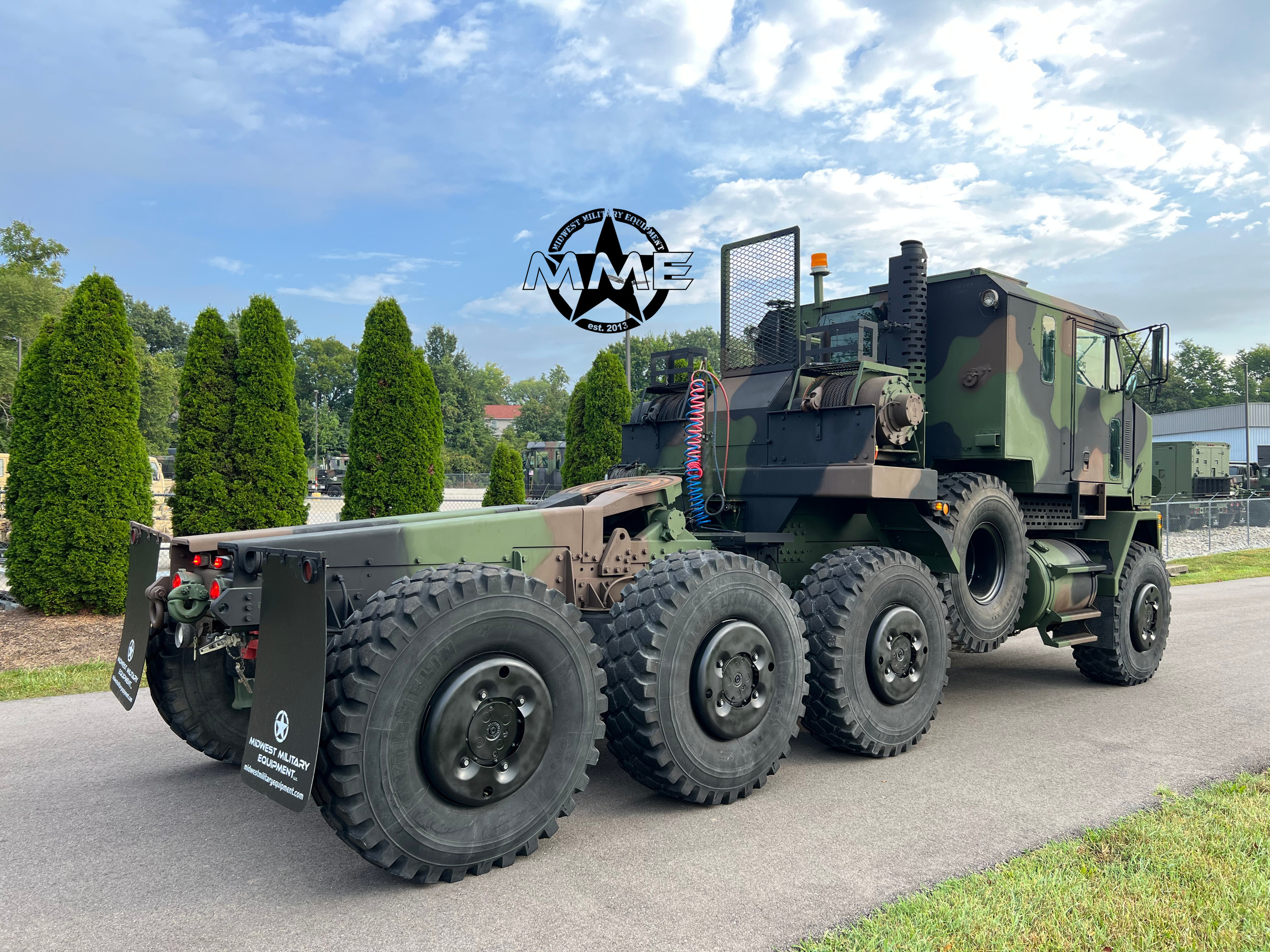 1995 Oshkosh M1070 8x8 HET Military Heavy Haul Truck Tractor Overhauled ...