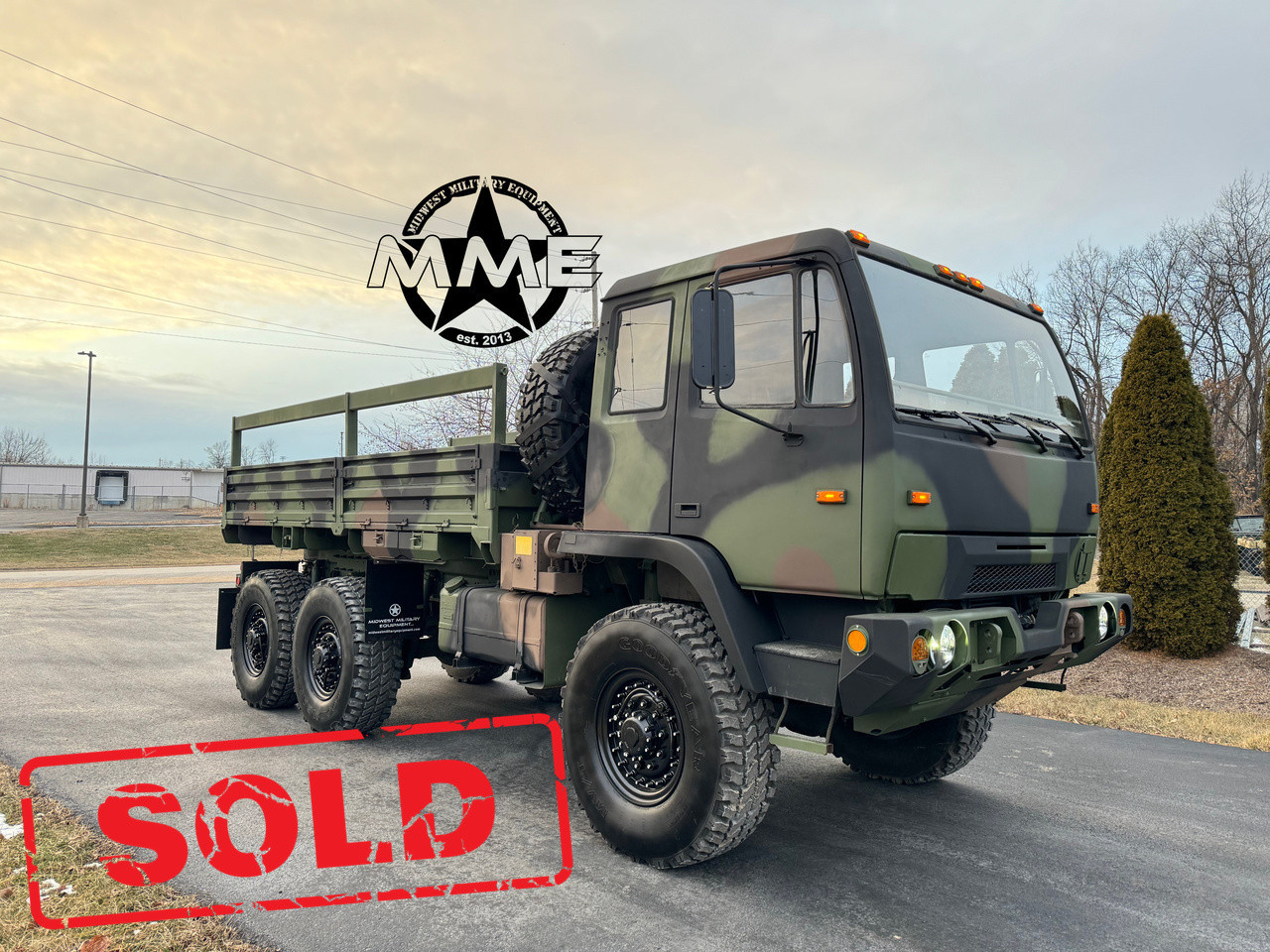 2003 Stewart & Stevenson M1083a1 MTV 5 Ton 6 X 6 Military Cargo