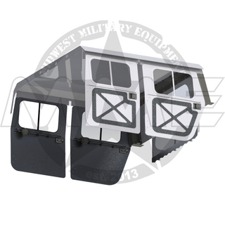 1/8" Aluminum Hard Top and 4 Door Kit With Slide Windows for HMMWV/ Humvee