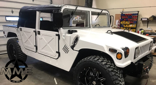 2 Man 1/4" Aluminum Roof & Door Kit HMMWV HUMVEE HUMMER H1 military ...