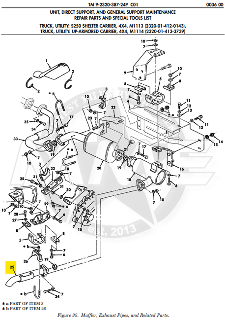 Exhaust Pipe Assembly - Midwest Military Equipment