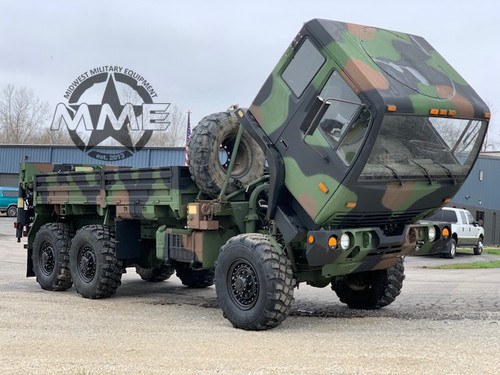 2004 STEWART & STEVENSON M1084A1 6X6 5 TON CARGO TRUCK WITH REAR ...