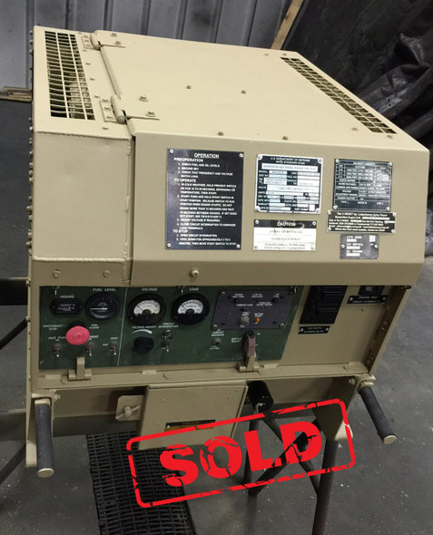 MILITARY MEP-831A DIESEL GENERATOR 3KW 60HZ 2004 TACTICAL QUIET ONLY 5. ...