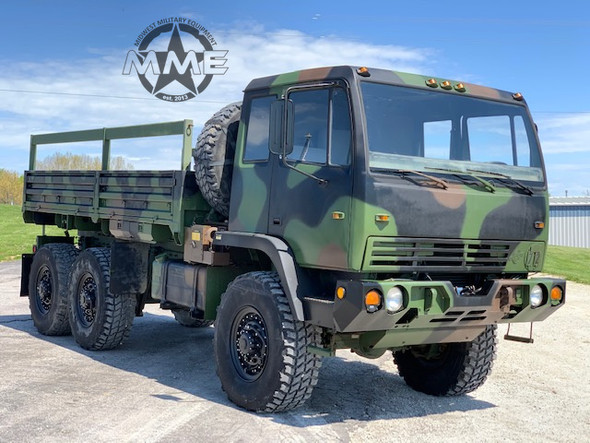 2004 STEWART & STEVENSON M1084A1 6X6 5 TON Cargo TRUCK W/ REAR MATERIAL ...