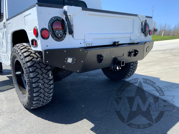 Rear Winch Bumper with LED's for HMMWV/ Humvee - Midwest Military Equipment