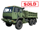 2006 Stewart & Stevenson M1157 A1R MTV 10 Ton 6x6 Dump Truck