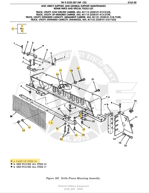 Humvee/HMMWV/H1 Parts - Cab & Body - Body Exterior - Body Panels - Page ...