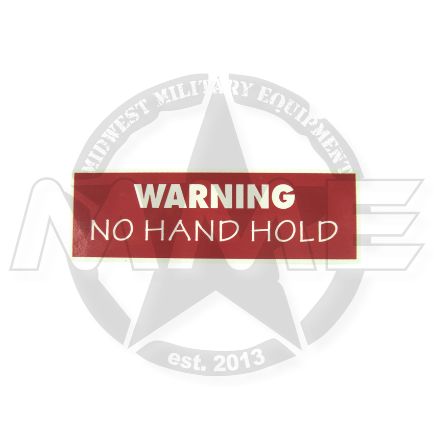 DECAL SPRING COVER DO NOT HOLD