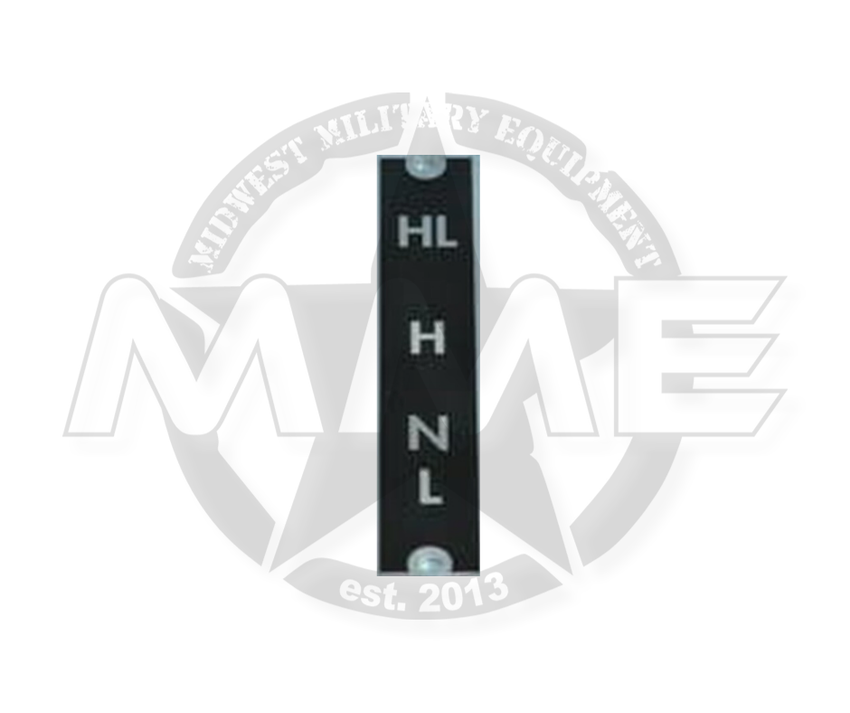 Shifter Position Nameplate Decal (Transfer Case)