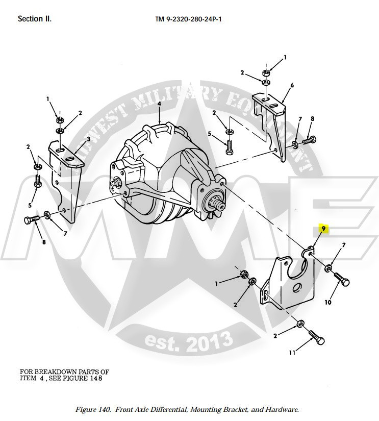 FRONT DIFF PINION BRACKET