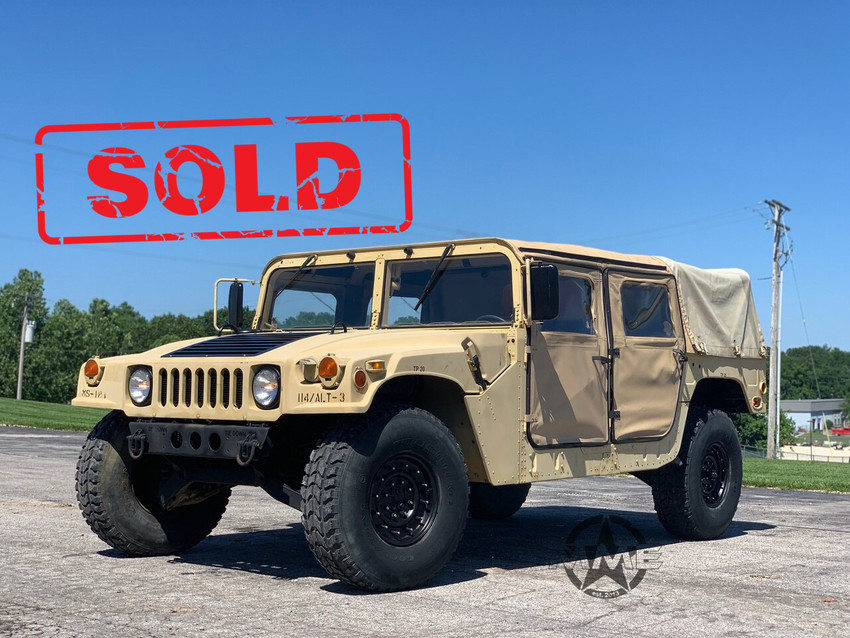 2005 Rebuild Tan M998 Humvee SOLD - Midwest Military Equipment