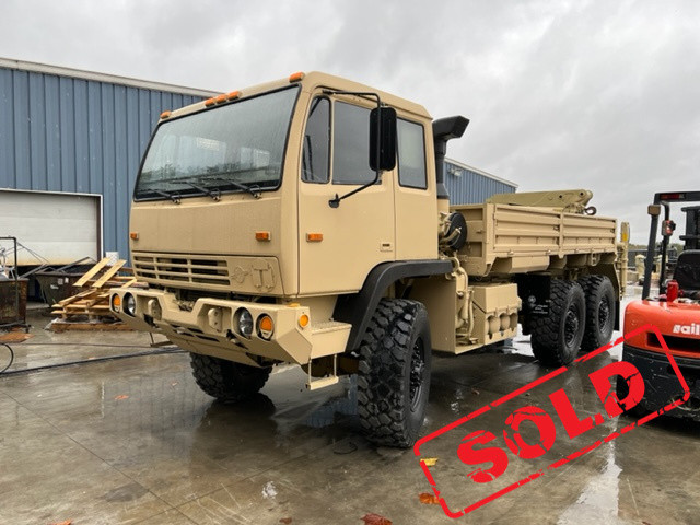 Stewart & Stevenson M1086 6x6 5 Ton Cargo Truck With Material Handling ...