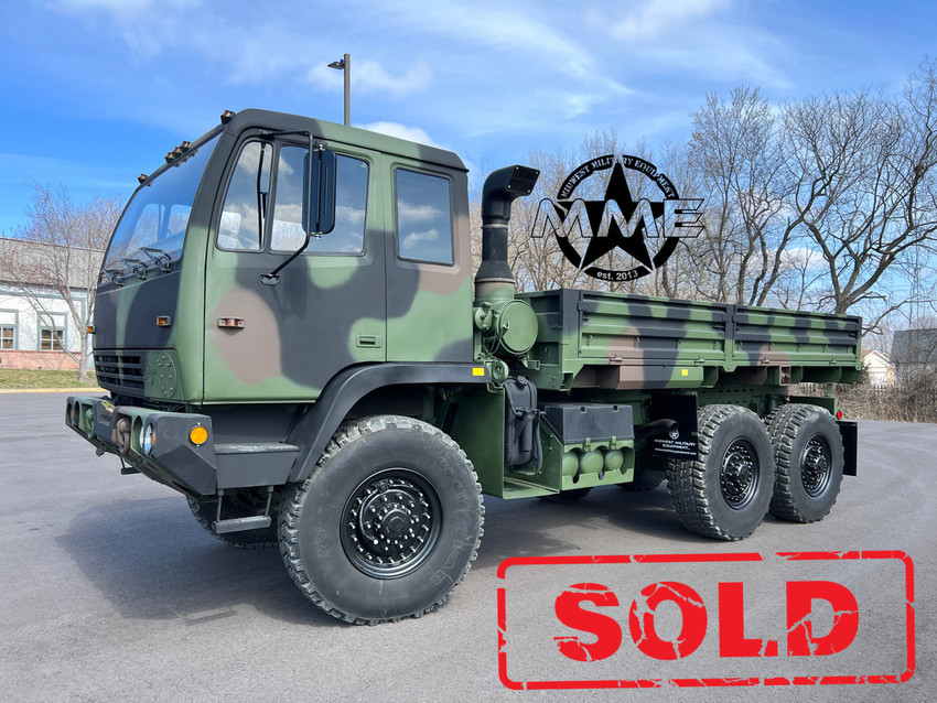 1994 Stewart & Stevenson M1083 5 Ton 6X6 Military Cargo Truck