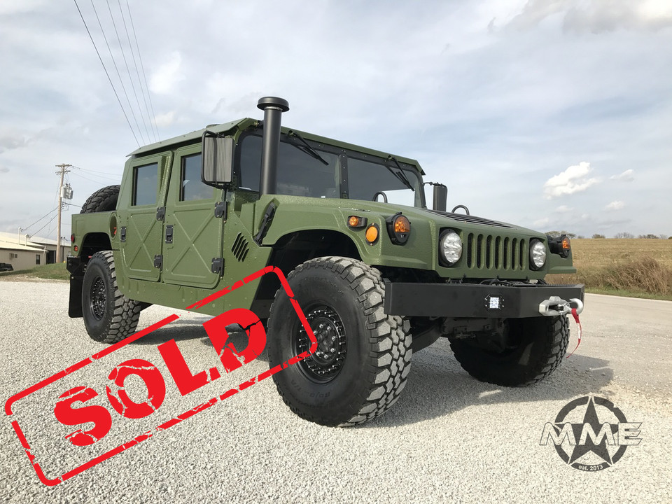 MME Built M1123 Humvee HMMWV With 1/4" Aluminum Slant Back Kit SOLD