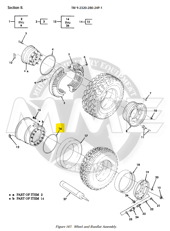 Wheel O-Ring (Black) 2-Piece Steel Wheel 16.5" ('92-'98) [12 Bolt]