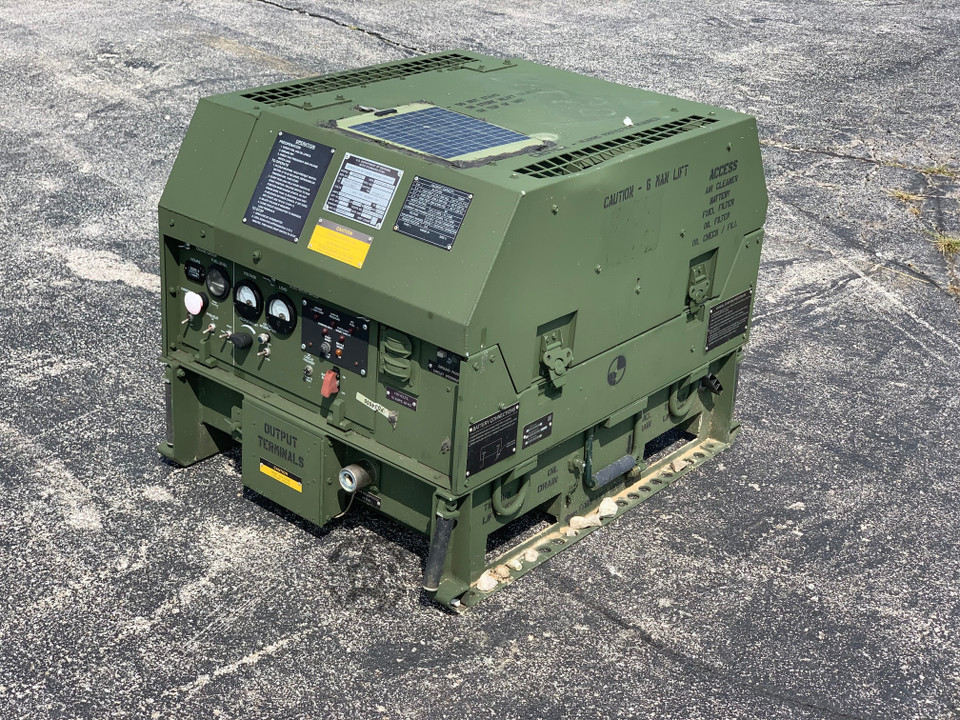 MEP-831A DIESEL GENERATOR 3KW 60HZ TACTICAL QUIET ONLY 3.9 Hours!!