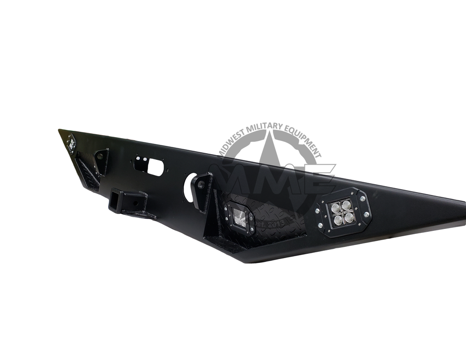 Rear Winch Step Bumper with Reverse/Accessory Light for HMMWV/ Humvee