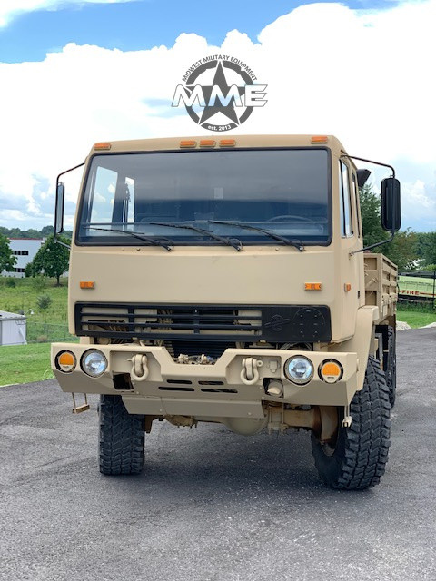 2004 STEWART & STEVENSON M1084A1 6X6 5TON Cargo TRUCK W/ REAR MATERIAL ...