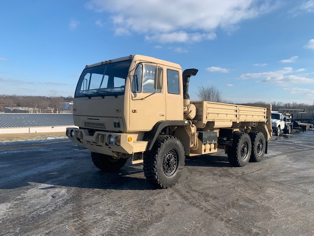2000 STEWART & STEVENSON M1084A1 6X6 5 TON Cargo TRUCK W/ REAR MATERIAL ...