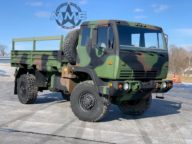 2000 STEWART & STEVENSON M1084A1 6X6 5 TON Cargo TRUCK W/ REAR MATERIAL ...