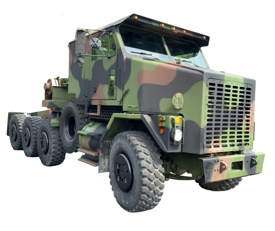 Oshkosh M1070 8x8 HET Military Heavy Haul Tractor Truck.