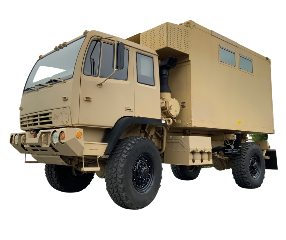 1998 Stewart & Stevenson M1079 2 1/2 Ton 4X4 LMTV Camper Truck