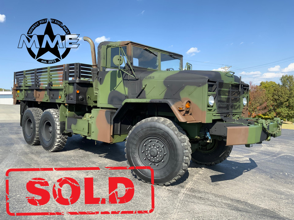 M925A2 5 TON MILITARY 6 X 6 Cargo TRUCK WITH WINCH