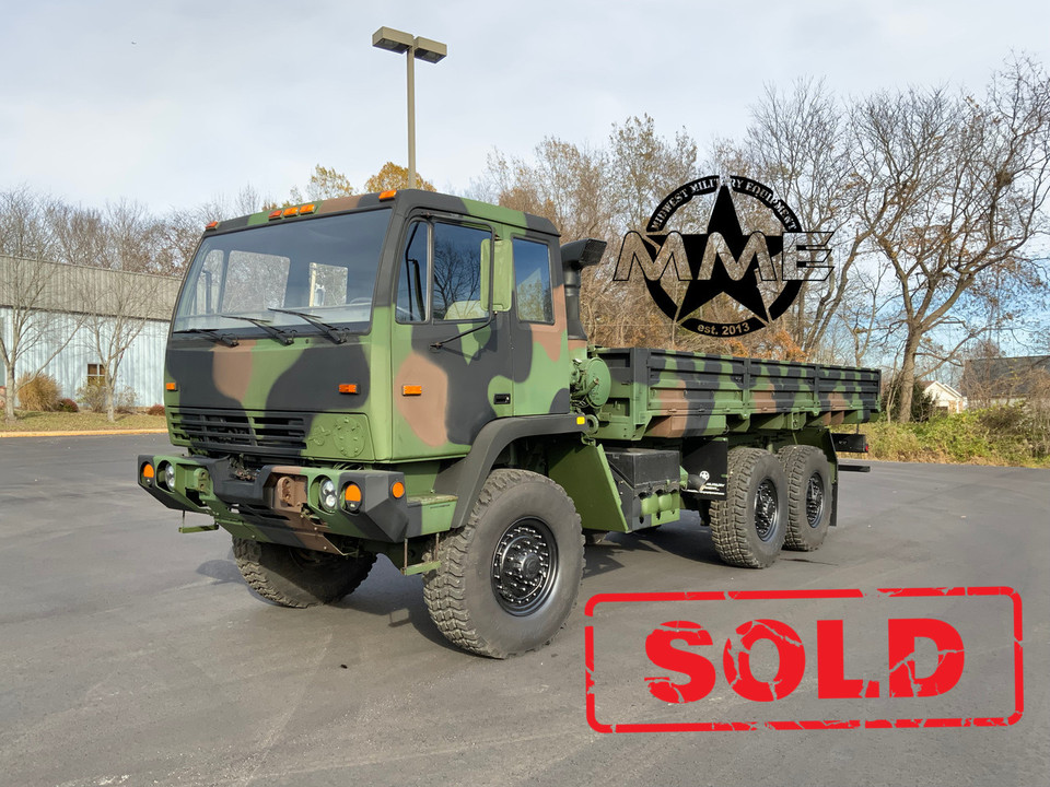 2002 Stewart & Stevenson M1085A1 MTV 6x6 Long Wheel Base Cargo Truck