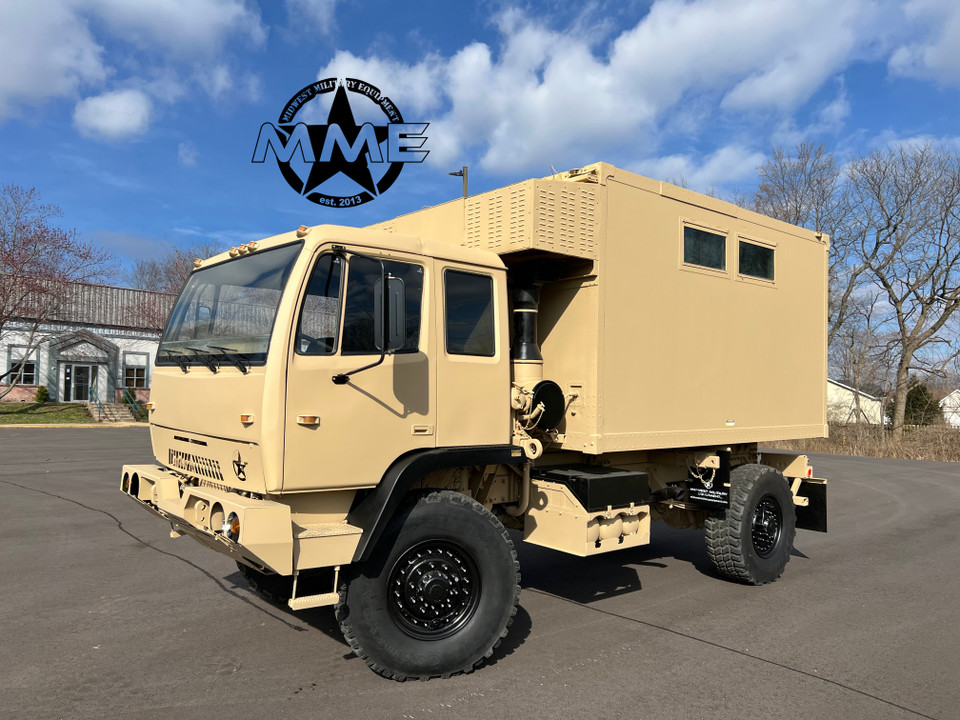 1998 Stewart & Stevenson LMTV M1079 2 1/2 Ton 4X4 Camper Truck