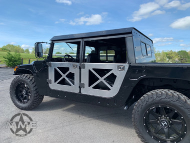 1/4" "Open X-pattern"Or "Civilian Pattern" Aluminum Half Door Kit FOR ...