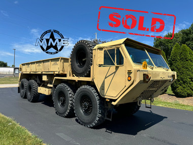 1991 M985 Oshkosh HEMTT 8X8 Truck With Material Handling Crane
