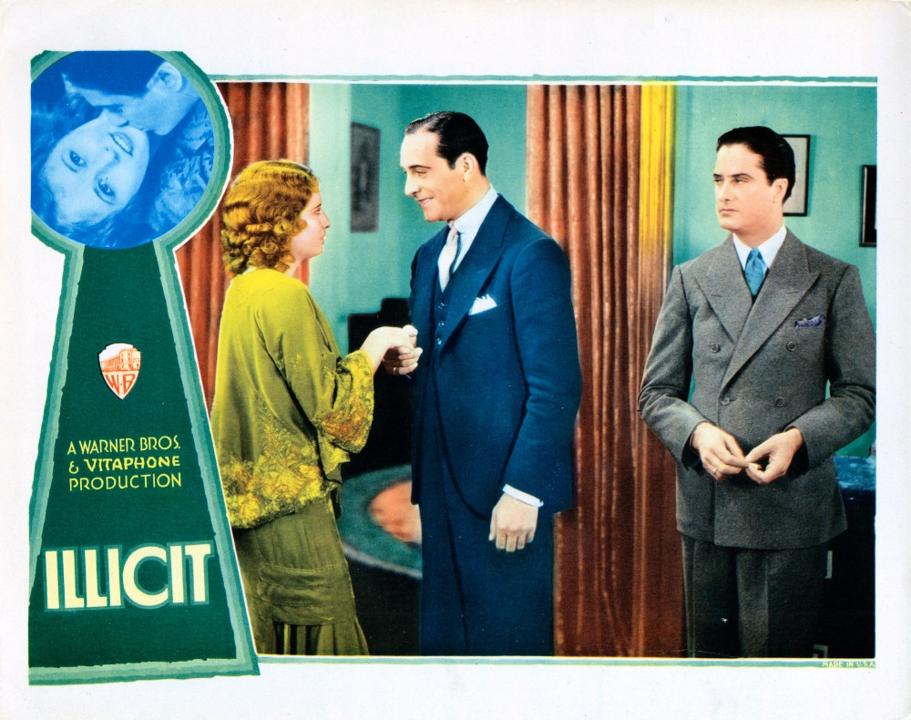Illicit From Left: Barbara Stanwyck Ricardo Cortez James Rennie 1931 ...