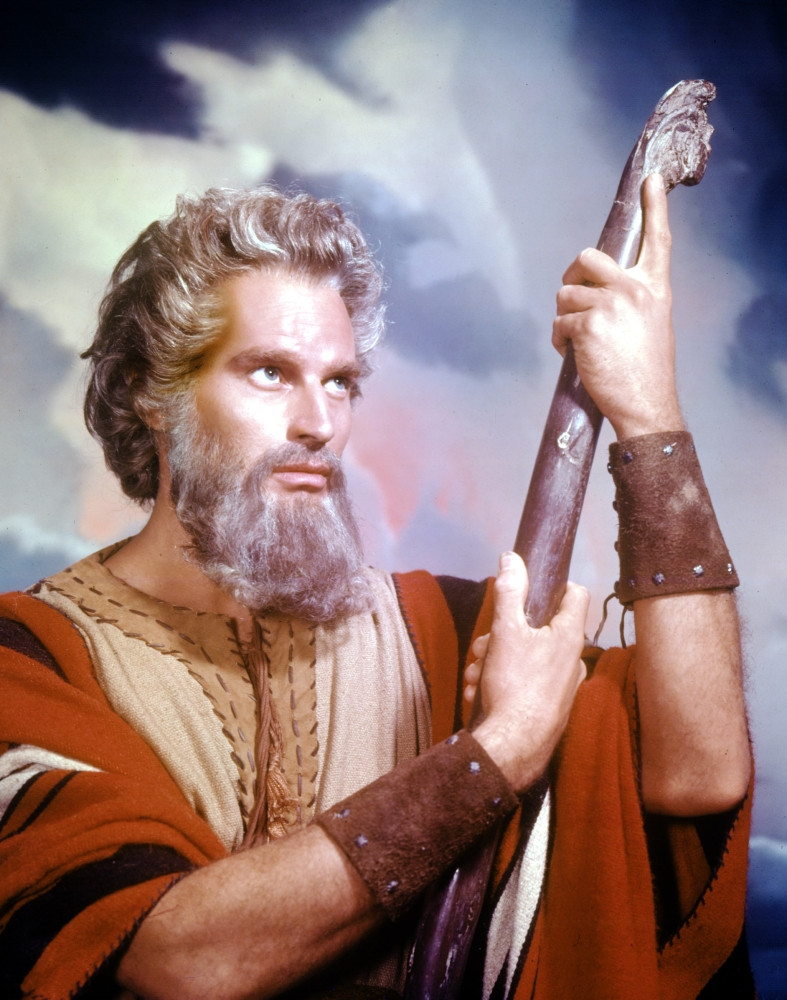 The Ten Commandments Charlton Heston 1956 Photo Print - Item ...