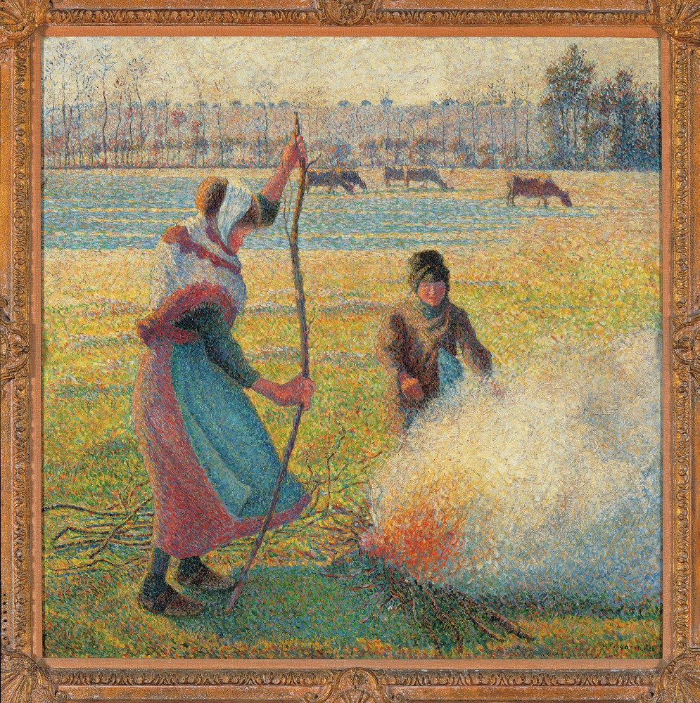 Young Peasants Feeding A Fire Poster Print - Item # VAREVCMOND025VJ883H ...