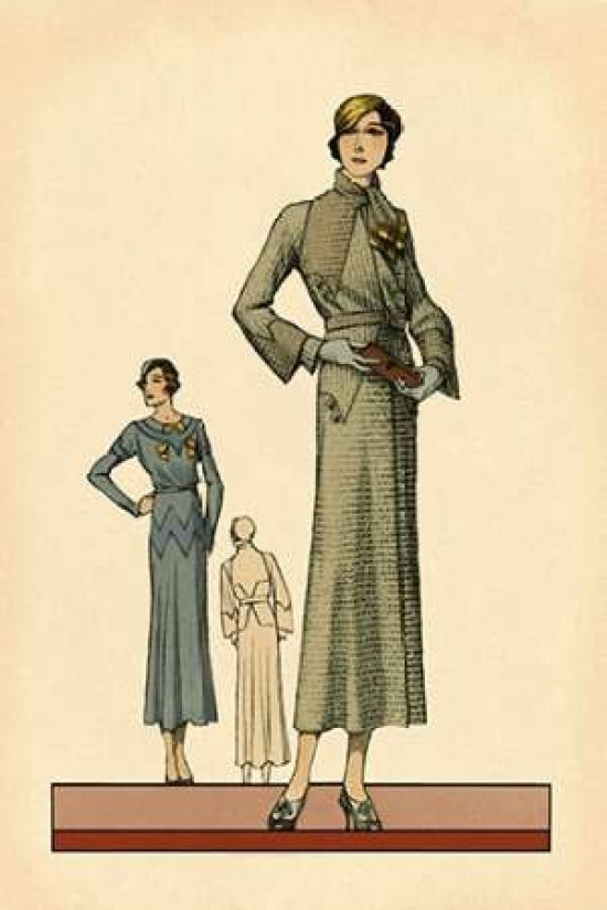 Modeles Originaur: A Conservative Look Poster Print by Vintage Fashion ...
