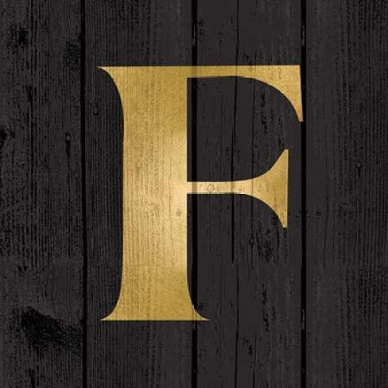 Gold Alphabet F Poster Print by N. Harbick - Item # VARPDXHRB350 ...