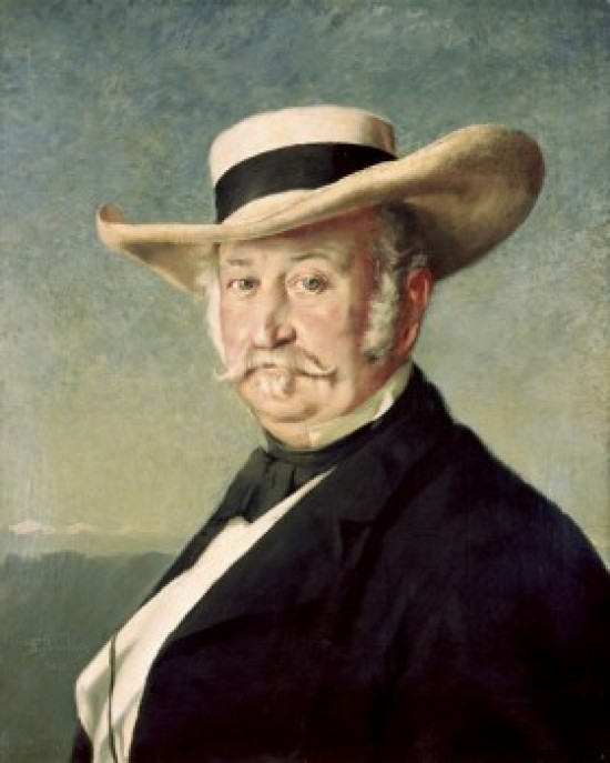 General John A. Sutter Frank Buchser Oil on canvas National Gallery of ...