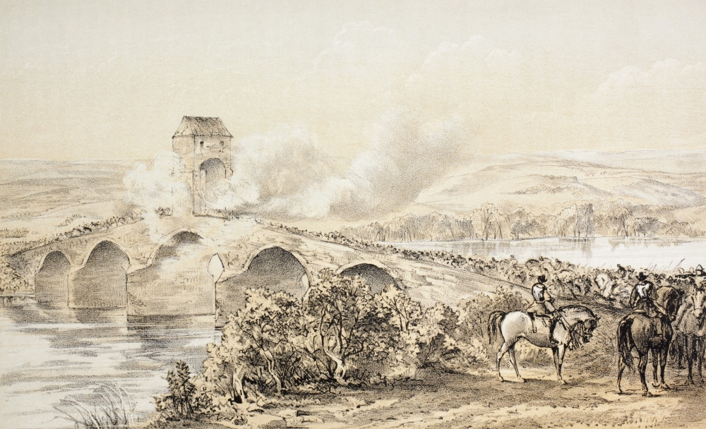 The Battle Of Bothwell Bridge, Scotland, 22Nd June 1679. From The Scots ...