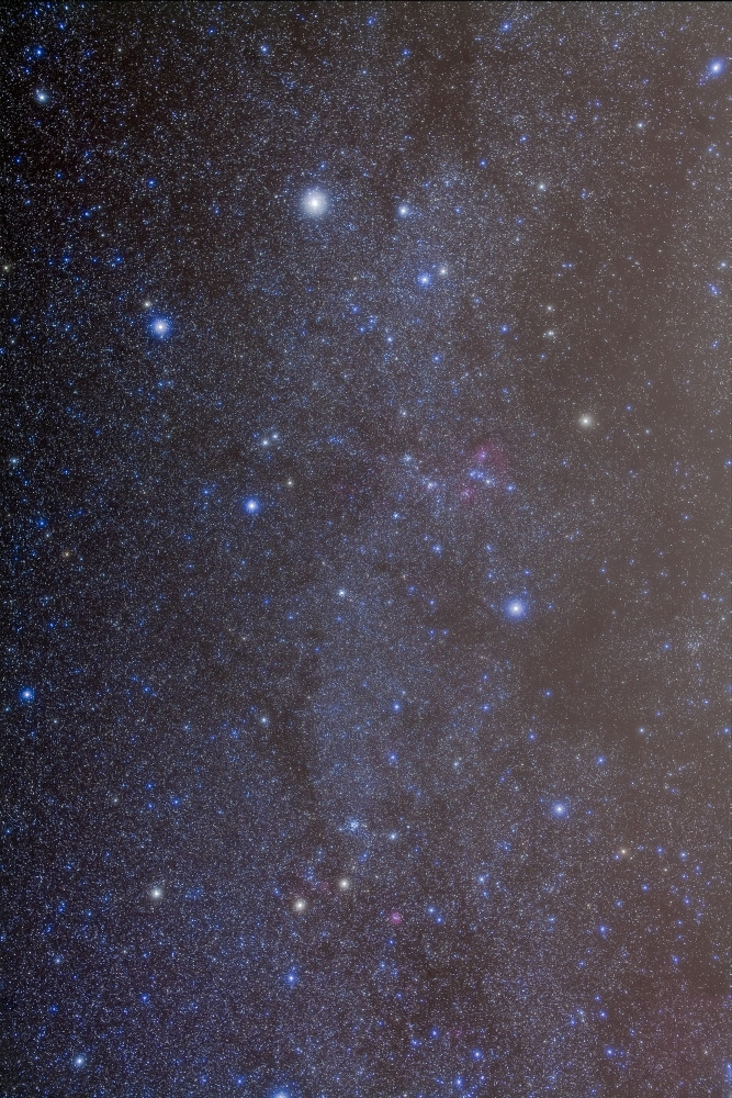 The constellations of Auriga and southern Gemini, showing the four ...
