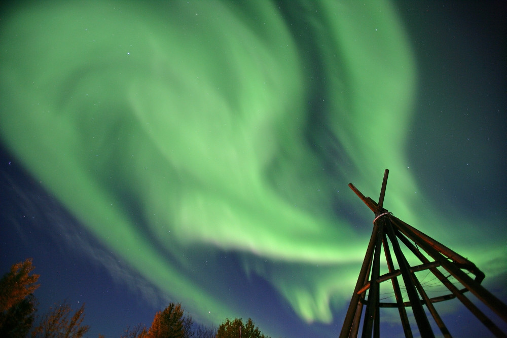 Aurora Borealis Over Fort Simpson, Northwest Territories PosterPrint ...