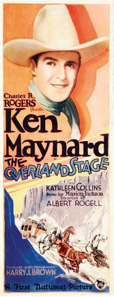 The Overland Stage Ken Maynard 1927. Movie Poster Masterprint - Item ...