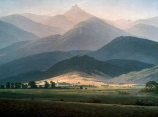 In the Mountains Caspar David Friedrich Pushkin Museum of Fine Arts ...