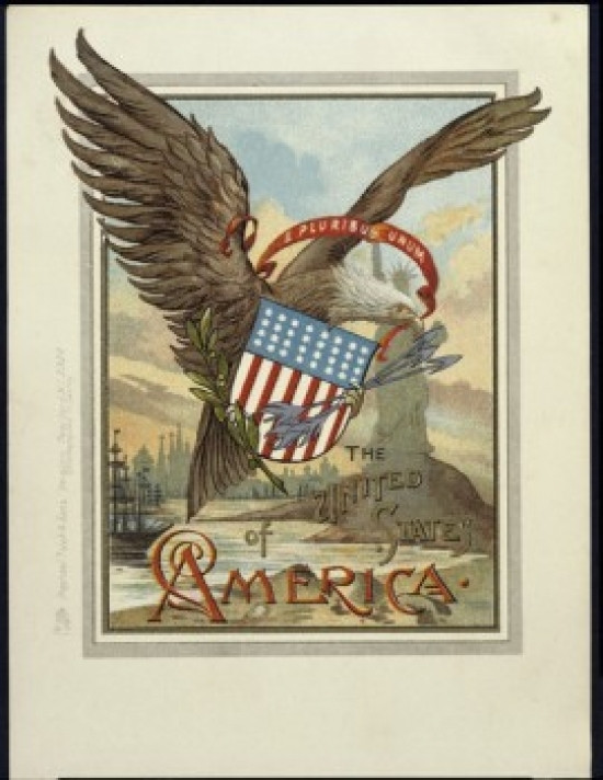 The United States of America Nostalgia Cards Poster Print - Item ...