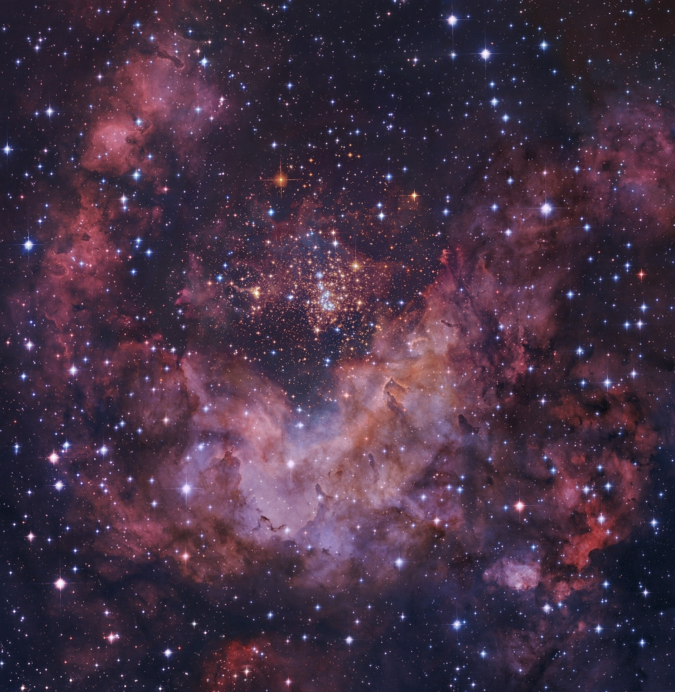 Westerlund 2, star cluster in Carina. Westerlund 2 is remarkable for ...
