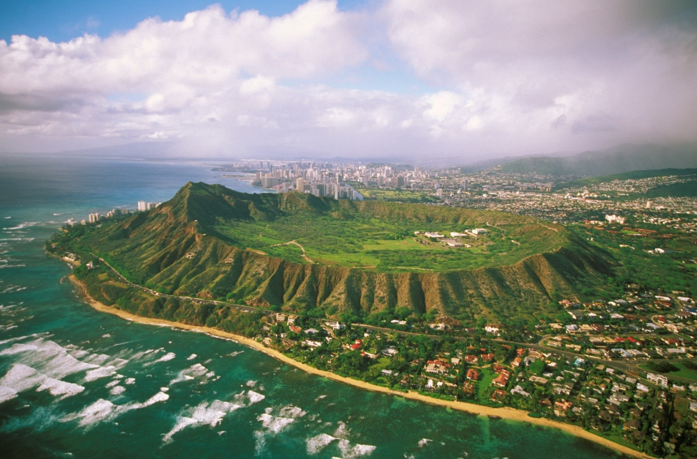 Diamond Head Aerial View